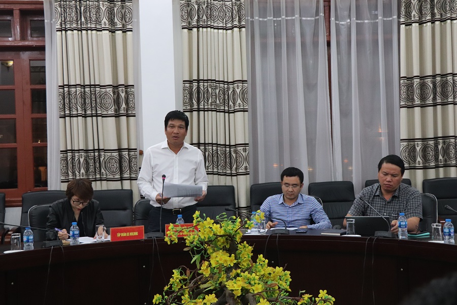 Chủ tịch UBND tỉnh làm việc với tập đoàn GS Holdinh